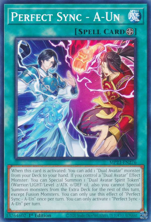 【楽天市場】遊戯王 MP23-EN276 阿吽の呼吸 Perfect Sync - A-Un (英語版 1st Edition ノーマル) 25th Anniversary Tin ...