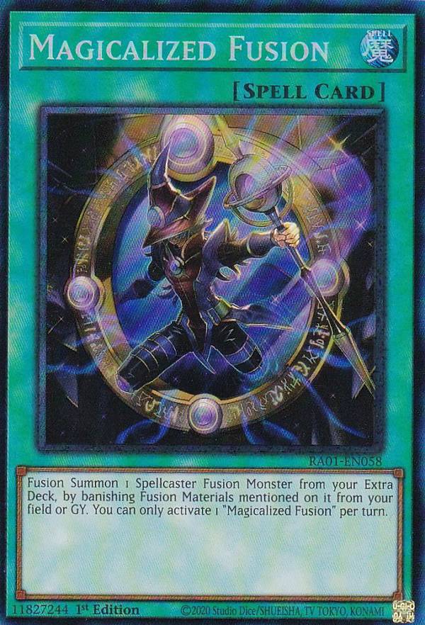 【楽天市場】遊戯王 RA01-EN058 円融魔術 Magicalized Fusion (英語版 1st Edition コレクターズレア ...