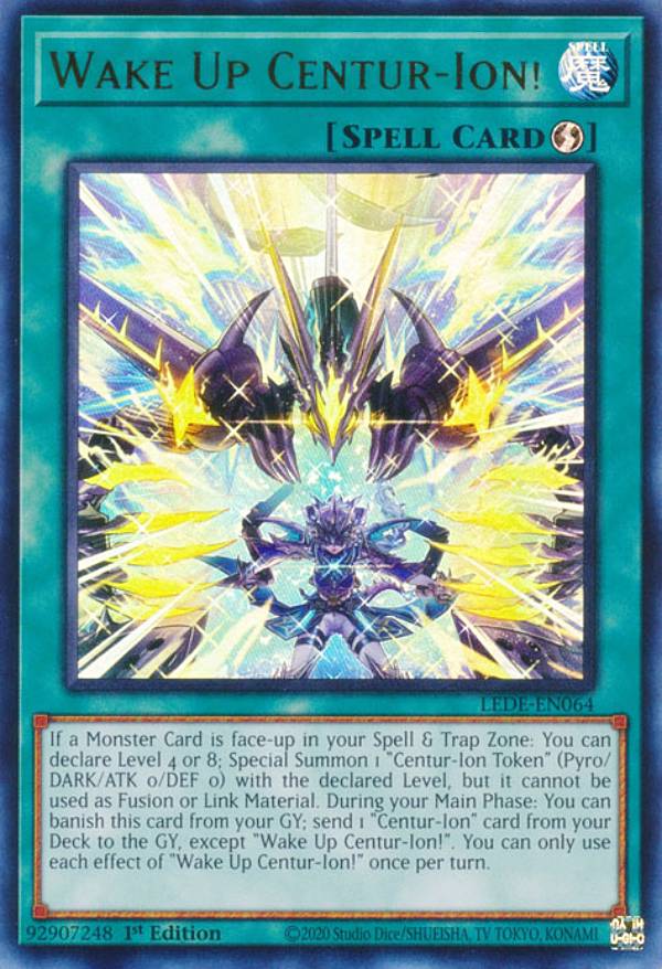 【楽天市場】遊戯王 LEDE-EN064 ウェイクアップ・センチュリオン！ Wake Up Centur-Ion! (英語版 1st Edition ウルトラレア) Legacy of ...
