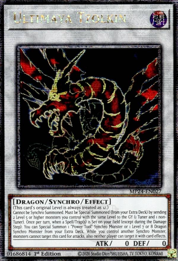 【楽天市場】遊戯王 MP24-EN027 アルティマヤ・ツィオルキン Ultimaya Tzolkin (英語版 1st Edition ...