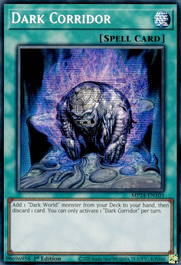 【楽天市場】遊戯王 MP24-EN103 暗黒回廊 Dark Corridor (英語版 1st Edition スターライトレア) 25th ...