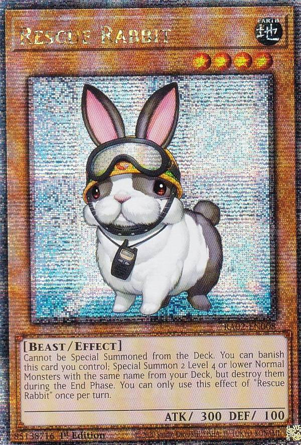 【楽天市場】遊戯王 RA02-EN008 レスキューラビット Rescue Rabbit (英語版 1st Edition 25th クォーターセンチュリーシークレットレア) 25th ...