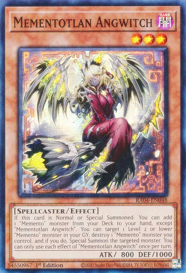【楽天市場】遊戯王 RA04-EN048 メメント・エンウィッチ Mementotlan Angwitch (英語版 1st Edition ...