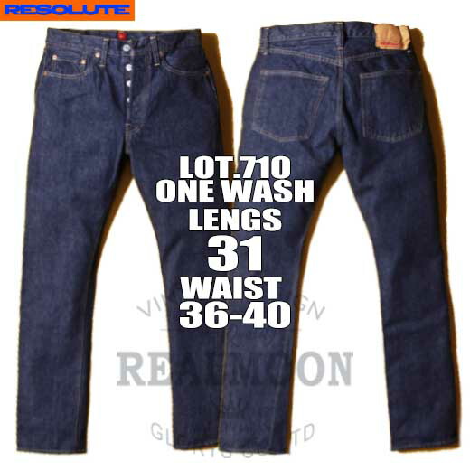 【楽天市場】RESOLUTE JEANS 60'S MODEL "Lot.710-1" BIG SIZENo.Lot710(レングス31インチ ...