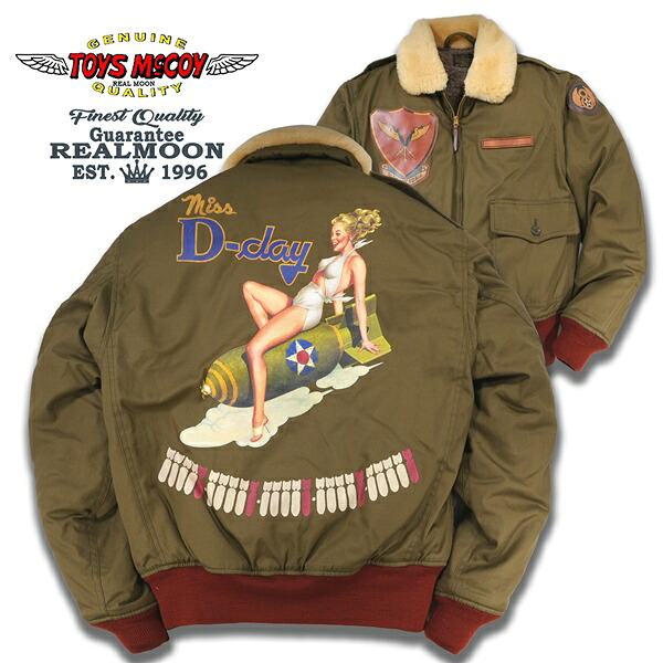 【楽天市場】予約商品 TOYS McCOY TYPE B-10 No.TMJ2528 "ミス・Dデイ" トイズマッコイ フライトジャケット メンズファッション アメカジ ミリタリー：リアル ...