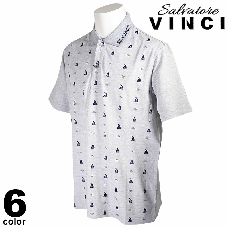 【楽天市場】VINCI ヴィンチ 半袖 ポロシャツ メンズ 2023春夏 刺繍 ゴルフ マリン 6カラー ロゴ 31-2801-29：メンズ ...