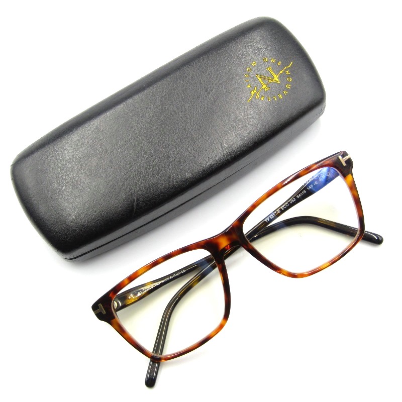 【楽天市場】【中古】美品 TOM FORD トムフォード メガネフレーム TF5817-B ECO ウェリントン USフィット イタリア製 ...