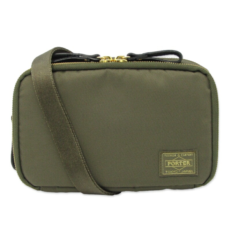 【楽天市場】【中古】美品 PORTER ポーター ウォレットショルダーバッグ シア 871-15185 SHEA 財布 吉田カバン オリーブ ...