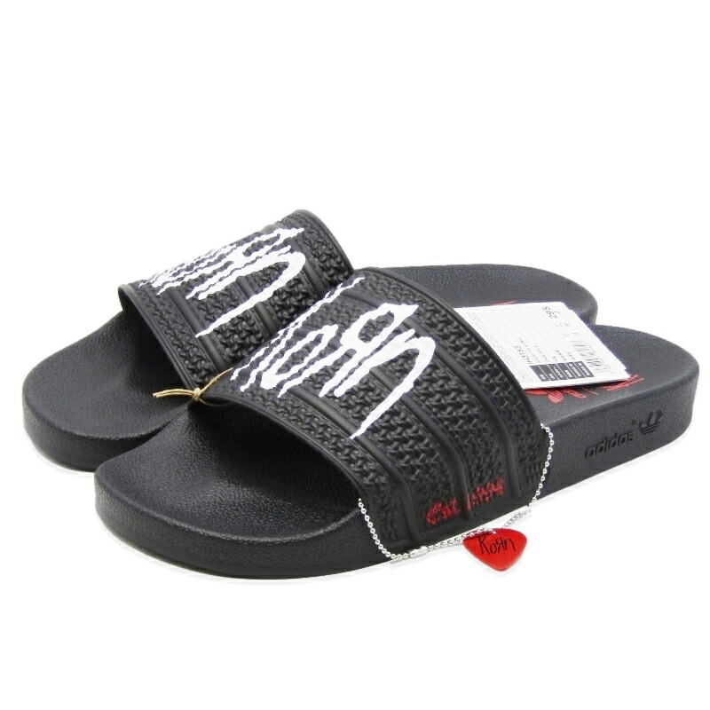 【楽天市場】【中古】未使用 adidas アディダス 29.5cm ADILETTE KORN IH3753 サンダル アディレッタ コーン ...