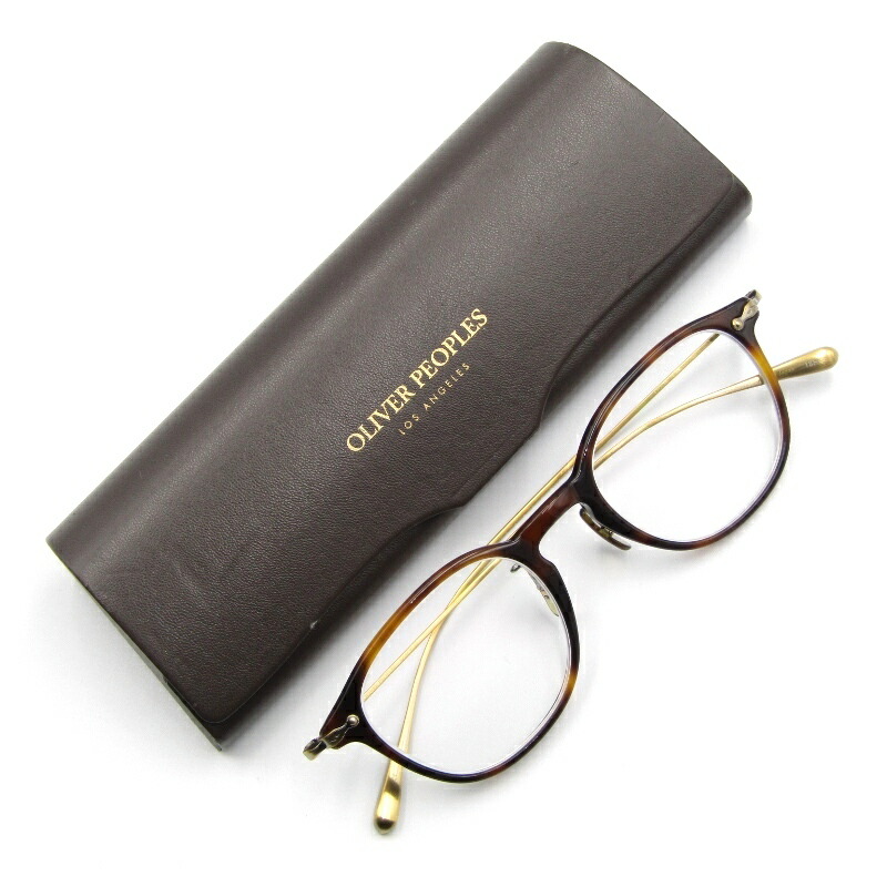 【楽天市場】【中古】美品 OLIVER PEOPLES オリバーピープルズ メガネフレーム Stiles 度入り 日本製 DM デミブラウン ...