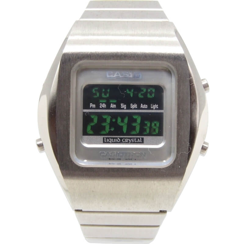 【楽天市場】【中古】CASIO カシオ カシオトロン TRN-110 CASIOTRON 1670 デジタル 本体のみ ステンレススチール製 ...