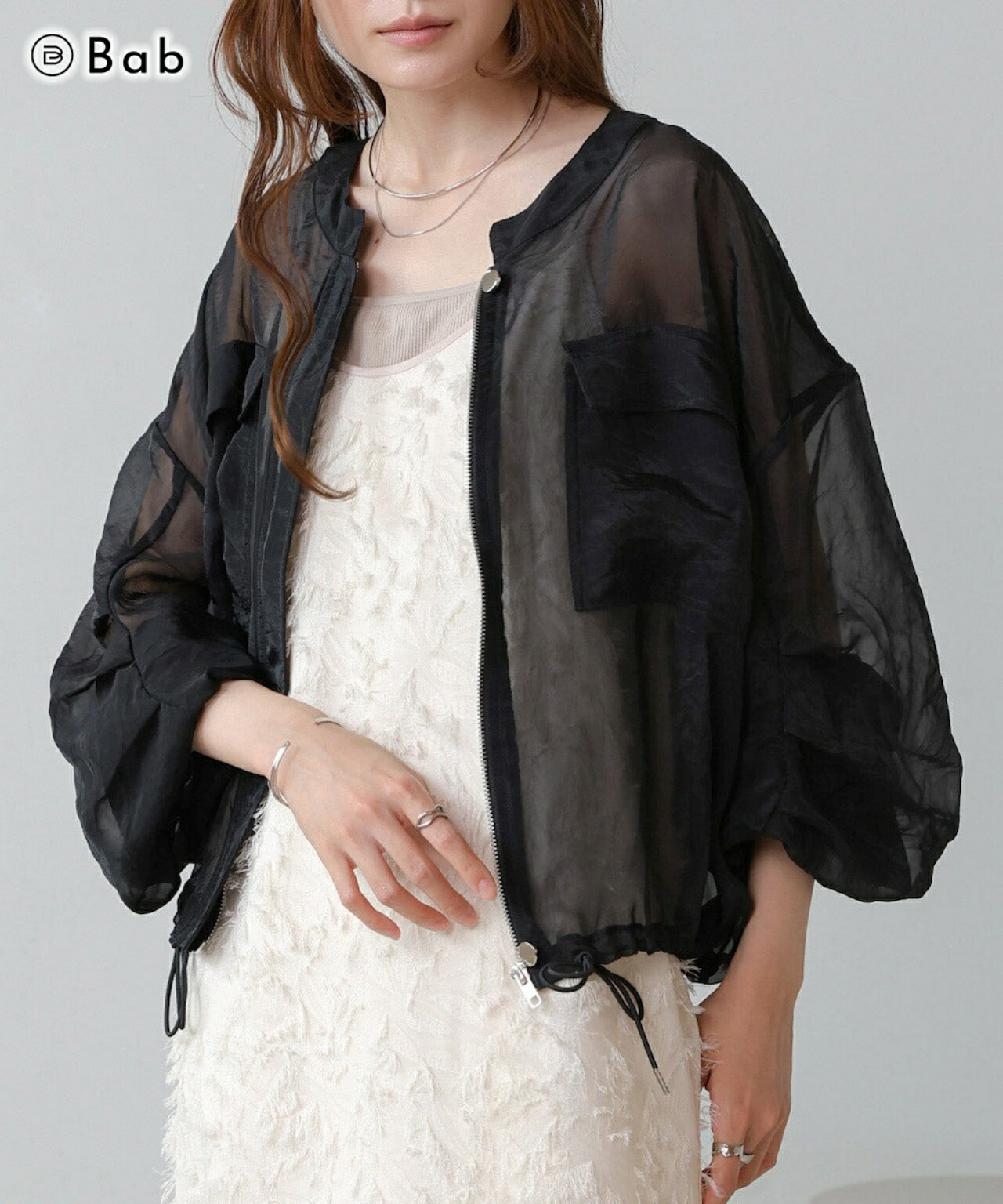 【楽天市場】Bab バブ ドロストシアーブルゾン レディース 春夏：Re：Birth warehouse 楽天市場店