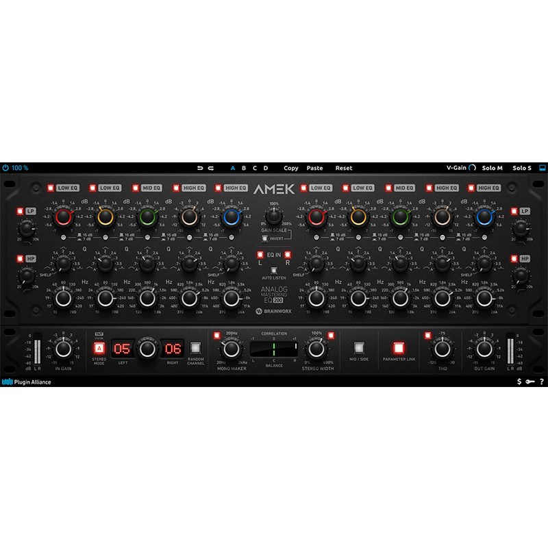 【楽天市場】【期間限定プロモ！9/30まで】AMEK EQ 200(オンライン納品)(代引不可) Plugin Alliance DTM ...