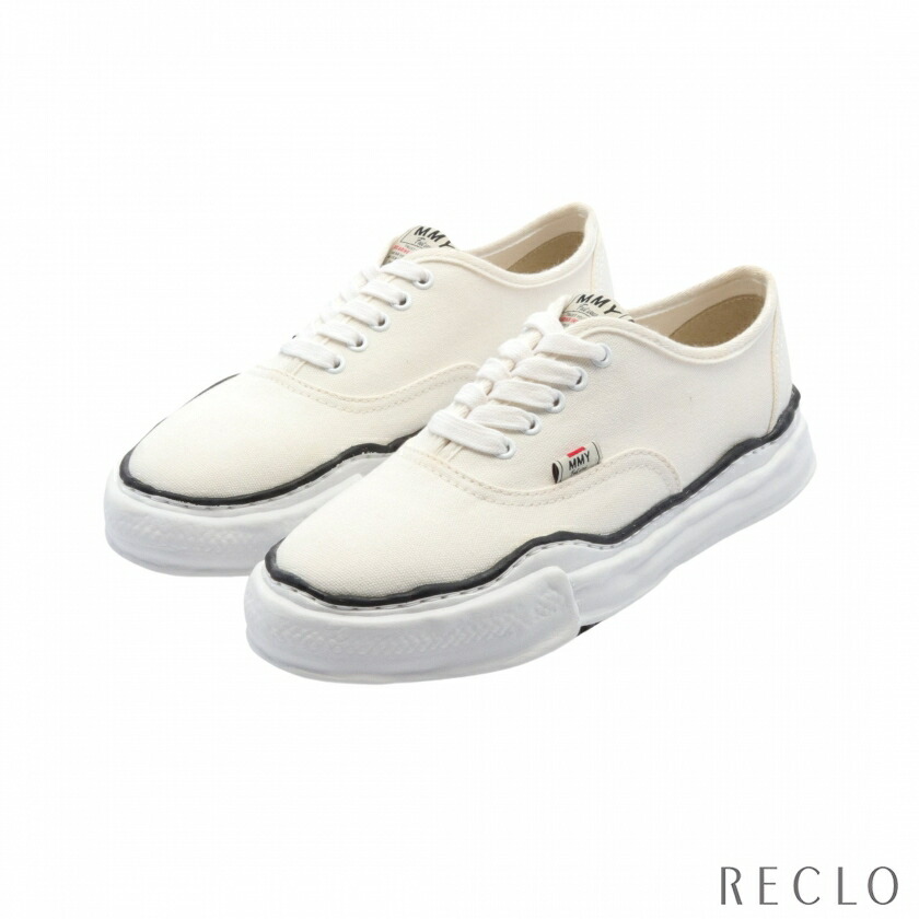 【楽天市場】メゾンミハラヤスヒロ Maison MIHARA YASUHIRO BAKER スニーカー キャンバス アイボリー ...