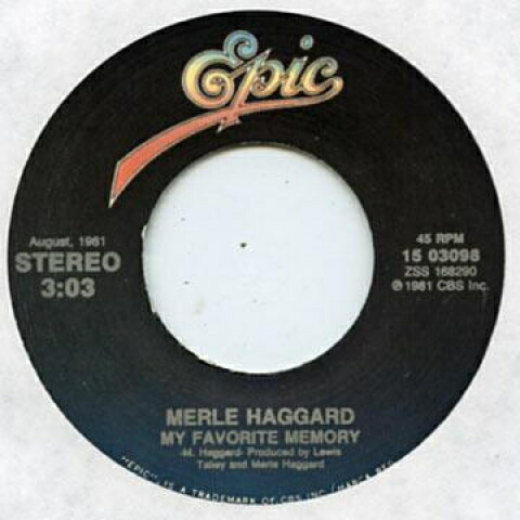 【楽天市場】【新品】米7” Merle Haggard My Favorite Memory / Big City CBS030987 ...