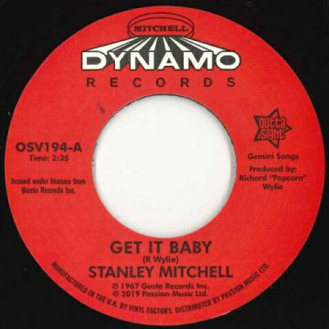【楽天市場】【新品】英7” Stanley Mitchell Get It Baby / Quit Twistin My Arm OSV194 ...