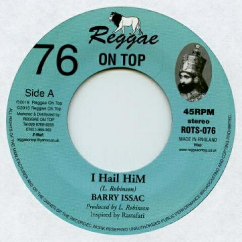 【楽天市場】【新品】英7” Barry Isaccs I Hail Him / Dub ROTS076 Reggae On Top ...
