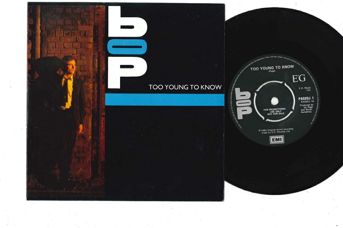 【楽天市場】【中古】英7" Bop Too Young To Know / Worlds Collide PAGEDJ1 PARLOPHONE /00080：レコードシティ 楽天市場店