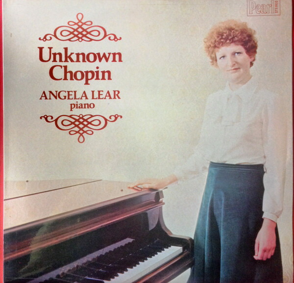 【楽天市場】【中古】英LP Angela Lear Unknown Chopin SHE544 PEARL /00260：レコードシティ 楽天市場店