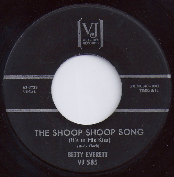 【楽天市場】【中古】米7” Betty Everett The Shoop Shoop Song (Its In His Kiss ...