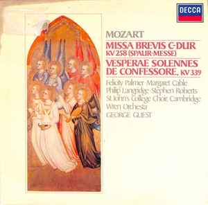 【楽天市場】【中古】独LP Wolfgang Amadeus Mozart - Feli Missa Brevis C-dur Kv 258 ...