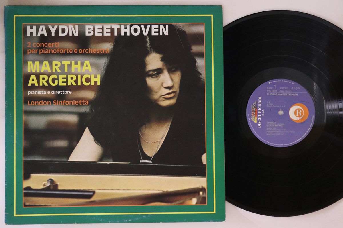 【楽天市場】【中古】伊LP Martha Argerich Haydn - Beethoven: 2 Concerti Per ...