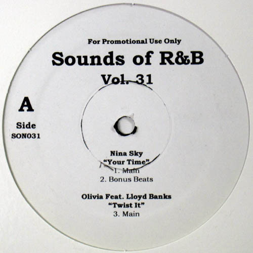 【楽天市場】【中古】米12" Various Sounds Of R&B Vol. 31 SON031PROMO Not On Label ...