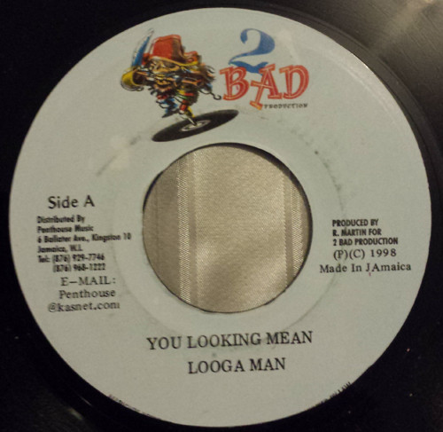 【楽天市場】【中古】ジャマイカ7" Looga Man You Looking Mean NONE 2 Bad Productions ...