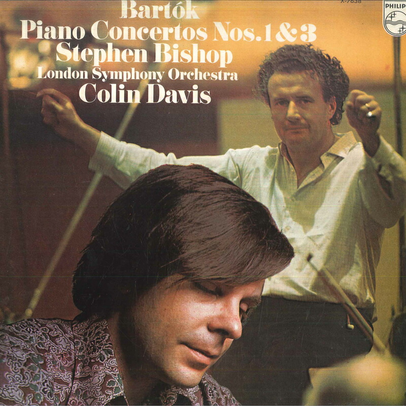 【楽天市場】【中古】LP Bartok, Stephen Bishop, London Symphony Orchestra, Colin Davis Piano Concertos Nos ...