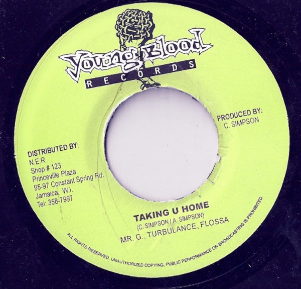 【楽天市場】【中古】ジャマイカ7" Mr. G, Turbulence, Flossa Taking U Home NONE Young ...