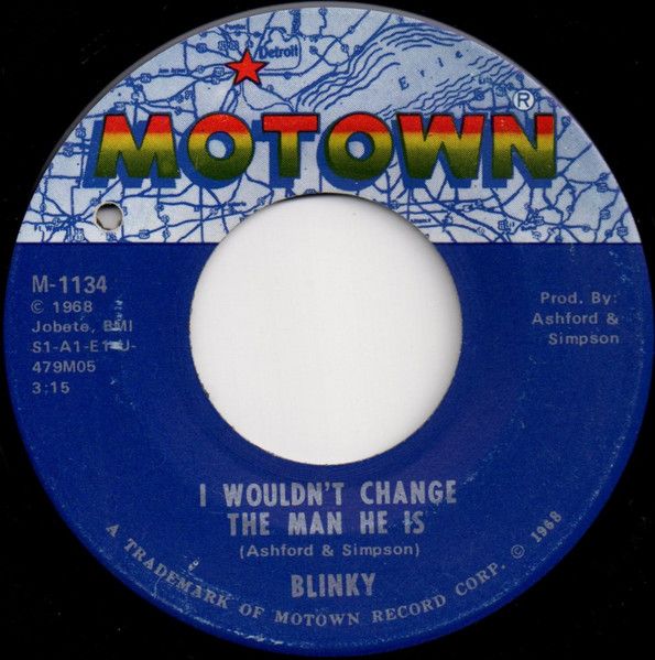 【楽天市場】【中古】米7" Blinky I Wouldnt Change The Man He Is M1134 Motown /00080 ...