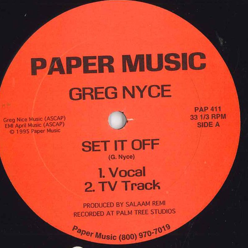 【楽天市場】【中古】英12" Greg Nice Set It Off PAP411 Paper Music /00250：レコードシティ 楽天市場店