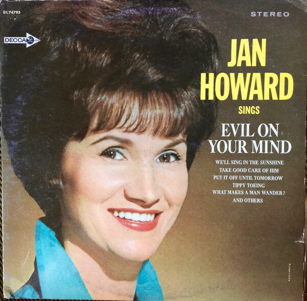 【楽天市場】【中古】米LP Jan Howard Jan Howard Sings Evil On Your Mind DL74793 ...