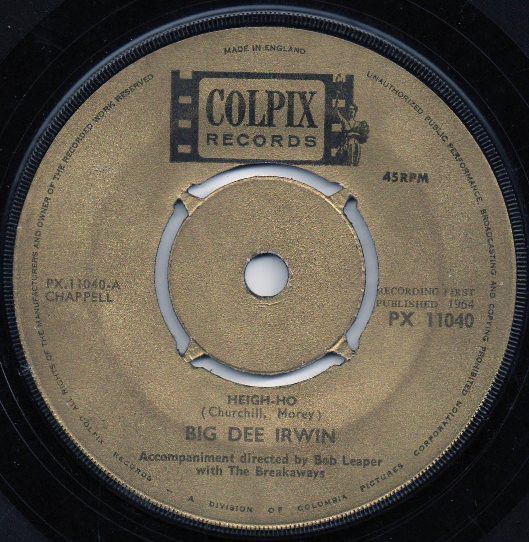 【楽天市場】【中古】英7" Big Dee Irwin Heigh - Ho PX11040 Colpix Records /00080 ...