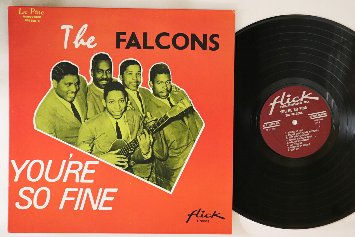 【楽天市場】【中古】米LP Falcons Youre So Fine 8005 FLICK RECORDING CO /00260：レコード ...