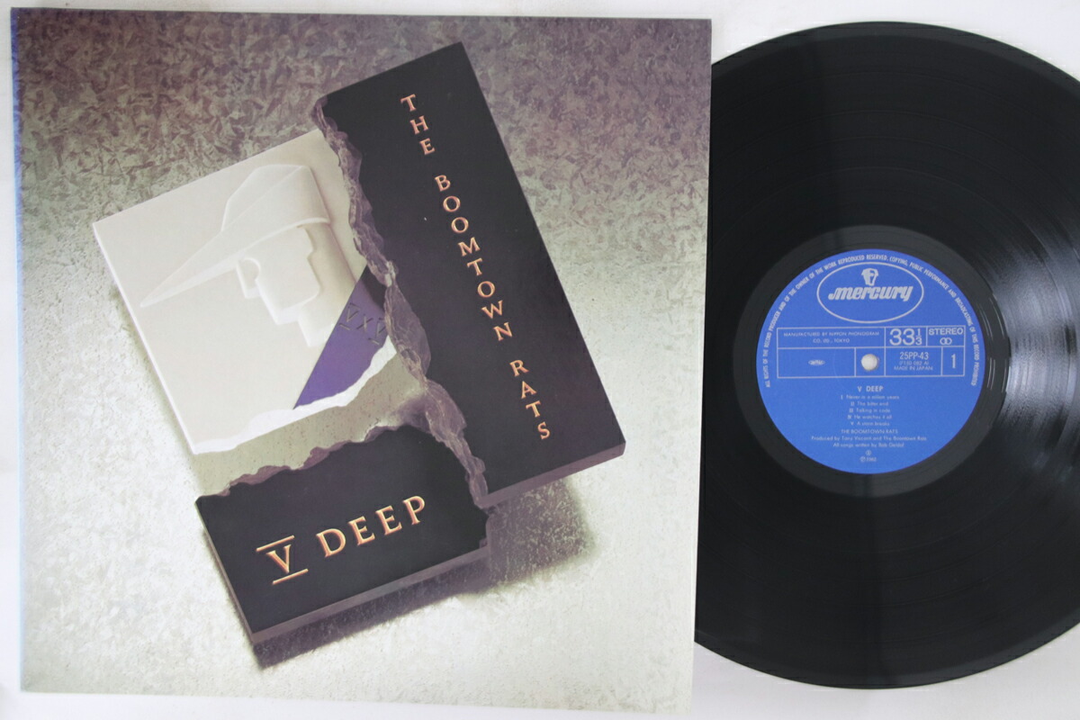 【楽天市場】【中古】LP Boomtown Rats V Deep 25PP43 MERCURY /00260：レコードシティ 楽天市場店