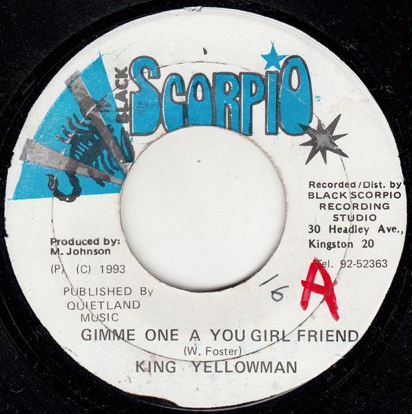 【楽天市場】【中古】ジャマイカ7” Yellowman Gimme One A You Girl Friend NONE Black ...
