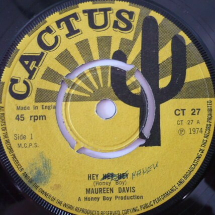 【楽天市場】【中古】英7” Maureen Davis Hey Hey Hey CT27 Cactus /00080：レコードシティ 楽天市場店