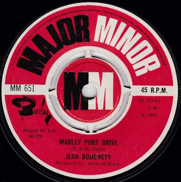 【楽天市場】【中古】英7" Jean Bouch?ty Marley Purt Drive MM651 Major Minor /00080 ...