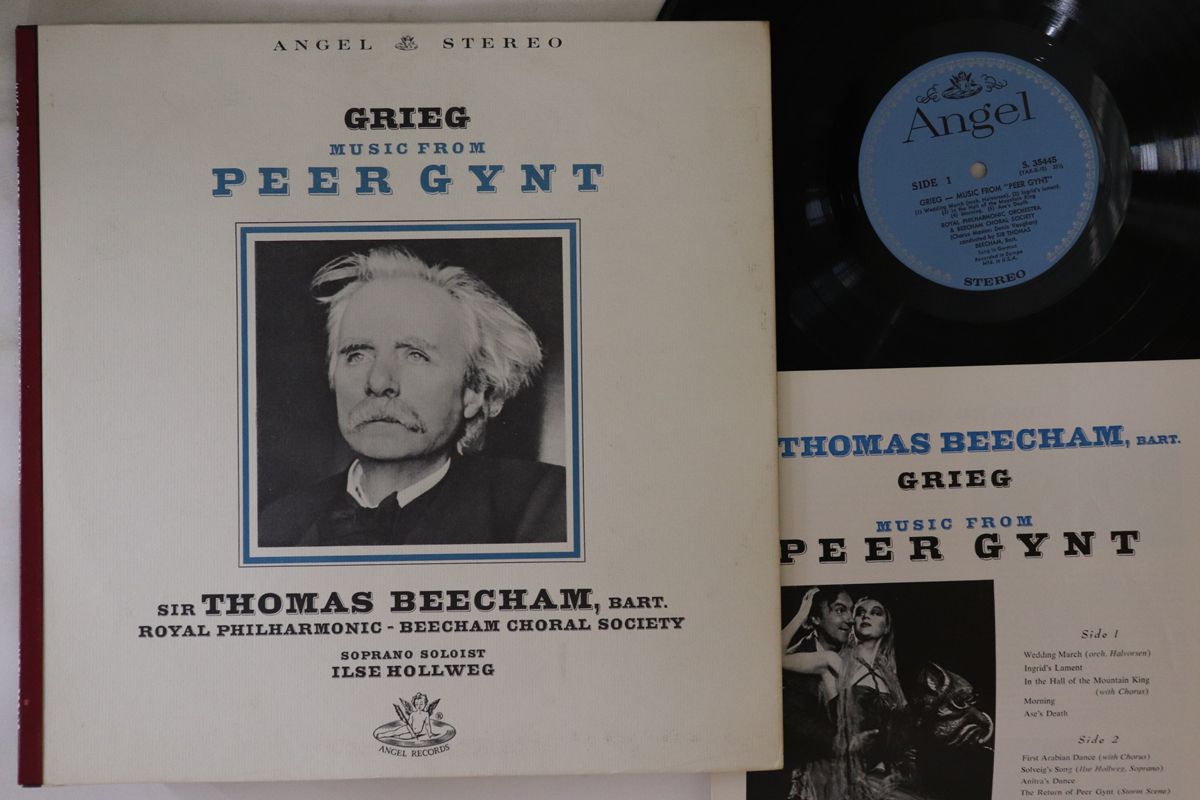 【楽天市場】【中古】米LP Sir Thomas Beecham, Ilse Hollw Grieg: Music From Peer ...