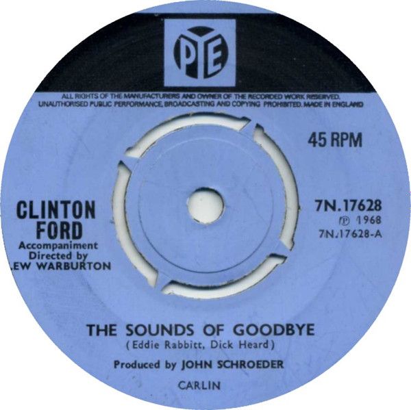 【楽天市場】【中古】英7" Clinton Ford The Sounds Of Goodbye 7N17628 Pye Records ...