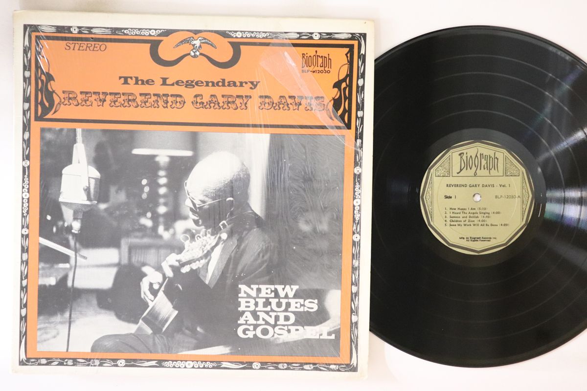 【楽天市場】【中古】米LP Rev. Gary Davis Volume 1 - New Blues And Gospel BLP12030 ...