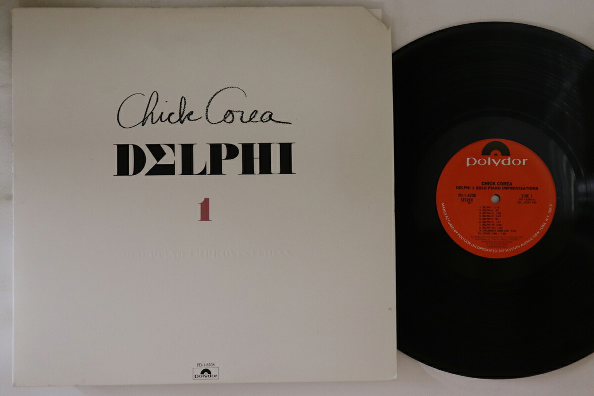【楽天市場】【中古】米LP Chick Corea Delphi 1 Solo Piano Improvisations PD16208 ...
