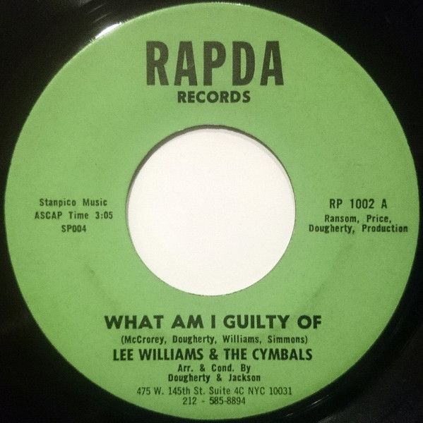 【楽天市場】【中古】英7" Lee Williams & The Cymbals What Am I Guilty Of RP1002 ...