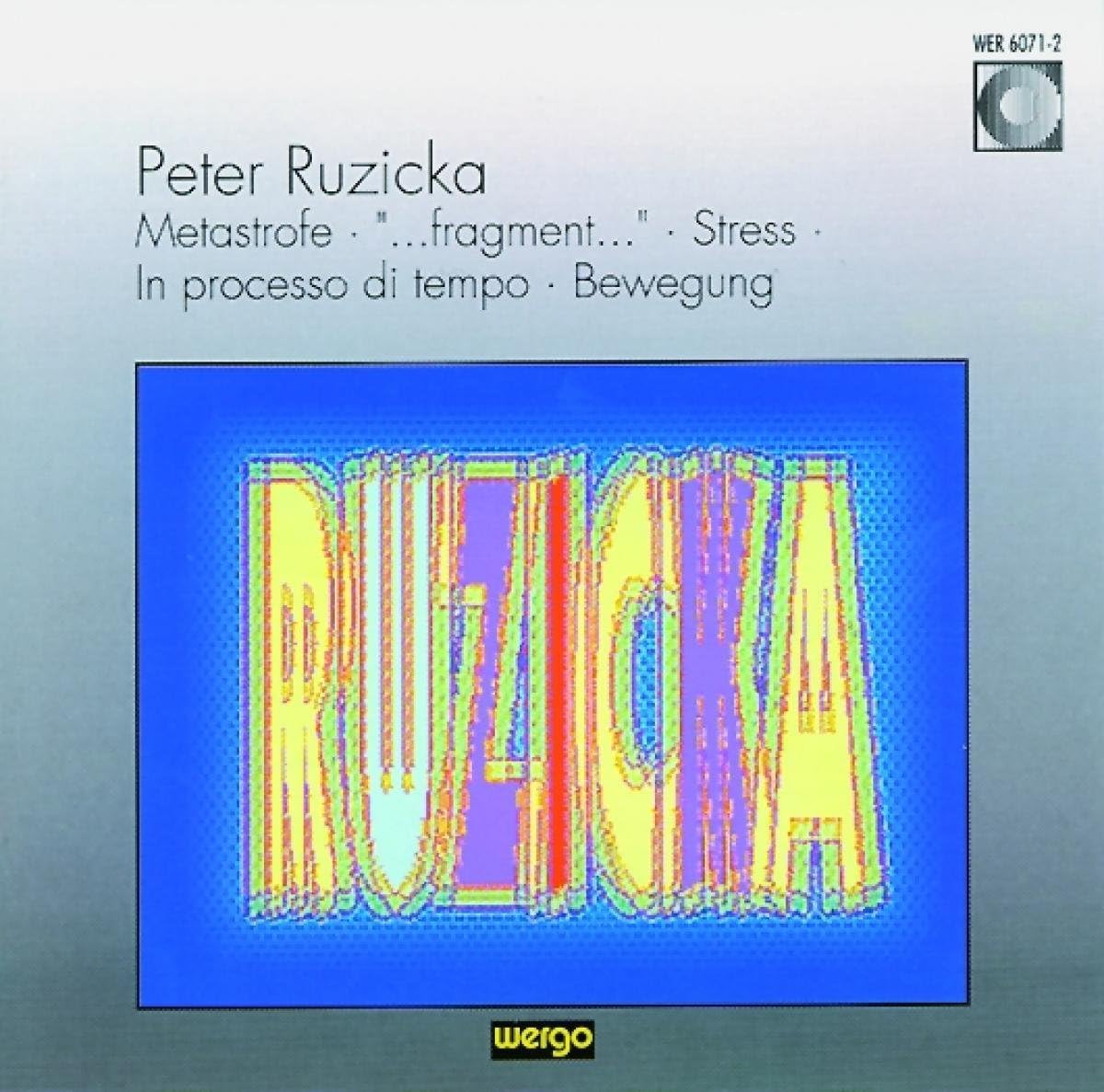 【楽天市場】【中古】CD Peter Ruzicka, Michael Gielen, Ruzicka;Metastrofe WER60712 ...