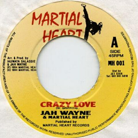 【楽天市場】【新品】英7” Jah Wayne, Martial Heart Crazy Love MH001 Martial Heart ...