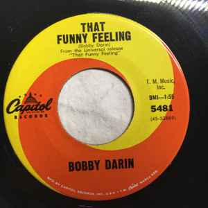 【楽天市場】【中古】米7" Bobby Darin That Funny Feeling / Gyp The Cat 5481 Capitol ...