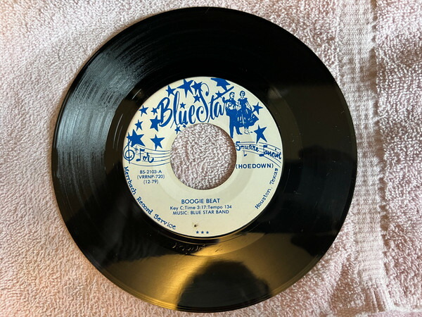 【楽天市場】【中古】米7" The Blue Star Band Boogie Beat BS1980 Blue Star (3 ...