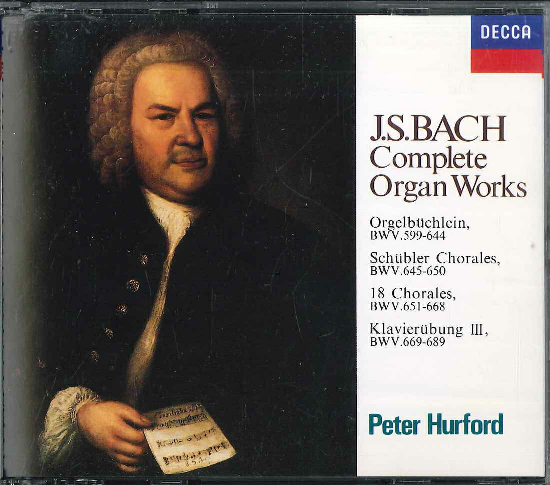 【楽天市場】【中古】4CD Peter Hurford J.s.bach Complete Organ Works No.3 ...
