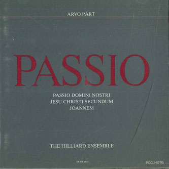 【楽天市場】【中古】CD Arvo Part Passio POCJ1976 ECM /00110：レコードシティ 楽天市場店